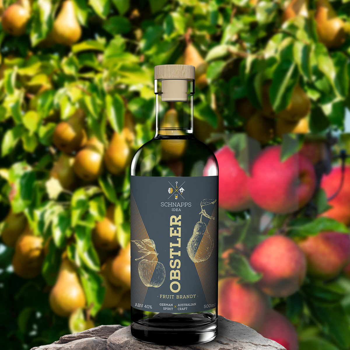 Obstler Brandy - Apple and Pear – Schnapps Idea Distillery